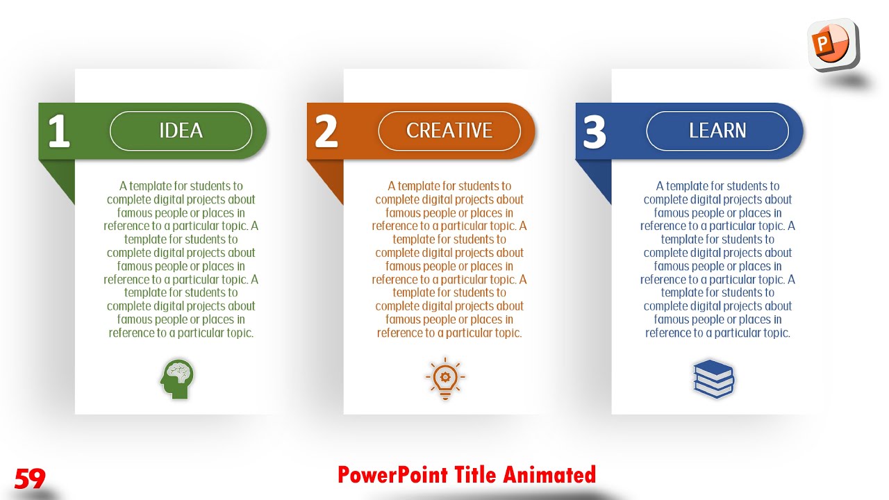 🔥ANIMATION🔥creative animated powerpoint title slide | powerpoint ...