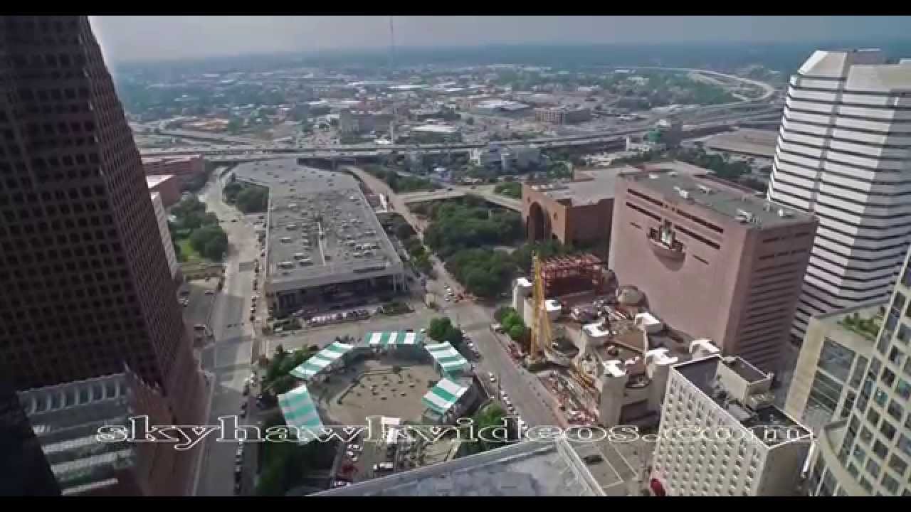 Capital Tower Construction Site - Downtown Houston 4K HD - YouTube