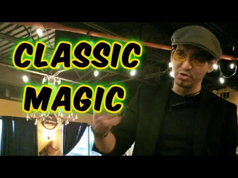 Performing Magic at a Restaurant, Tricks I first learned many years ago ...