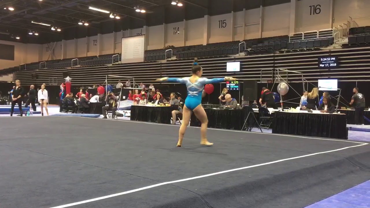 Annabelle Holliday - Floor- 2018 state meet - YouTube