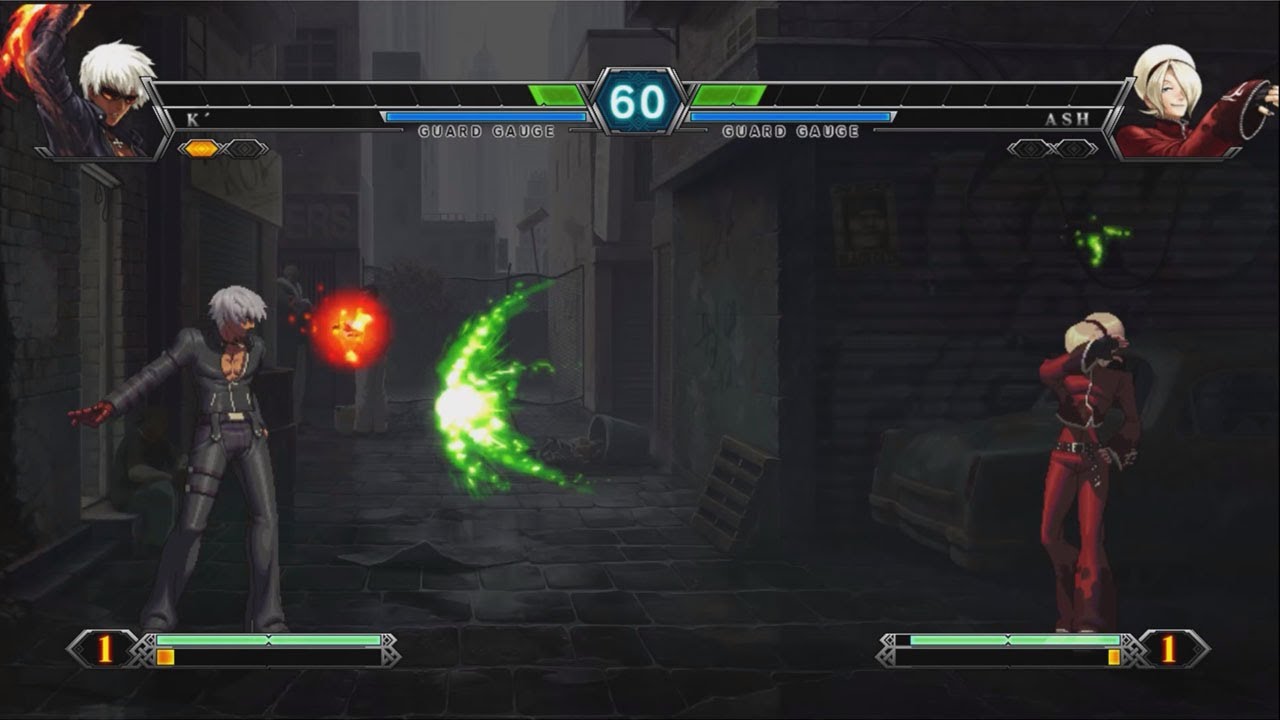 KOF13 K' vs ASH THE KING OF FIGHTERS XIII 2D Fighting game - YouTube