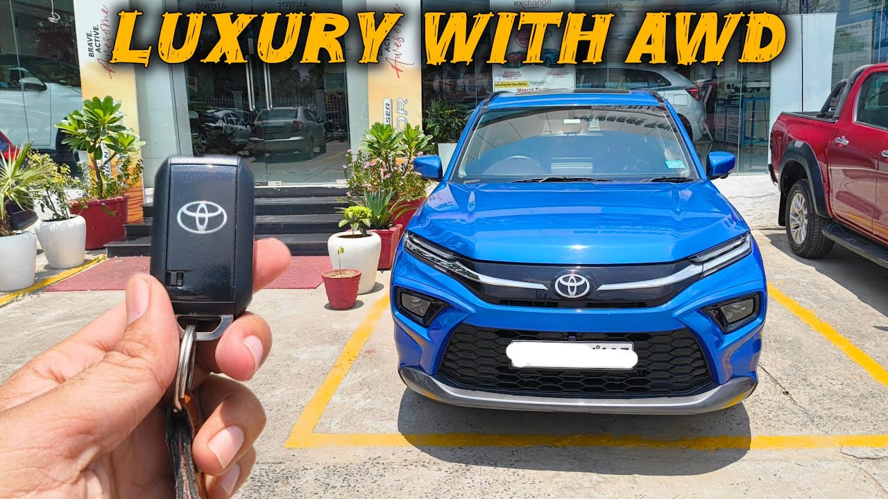 Toyota Hyryder V Neo Drive with AWD 💙 Performance with Luxury - YouTube