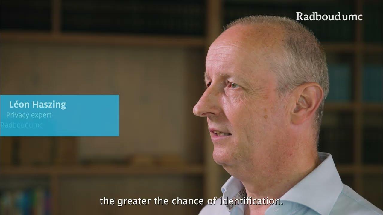 Data Driven Health | Radboudumc | Léon Haszing, privacy expert - YouTube