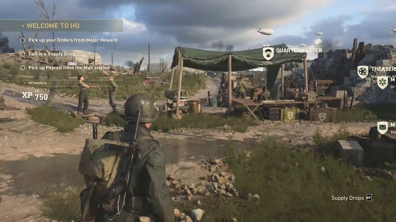 CALL OF DUTY WW2- TRAINING GROUND!!! - YouTube