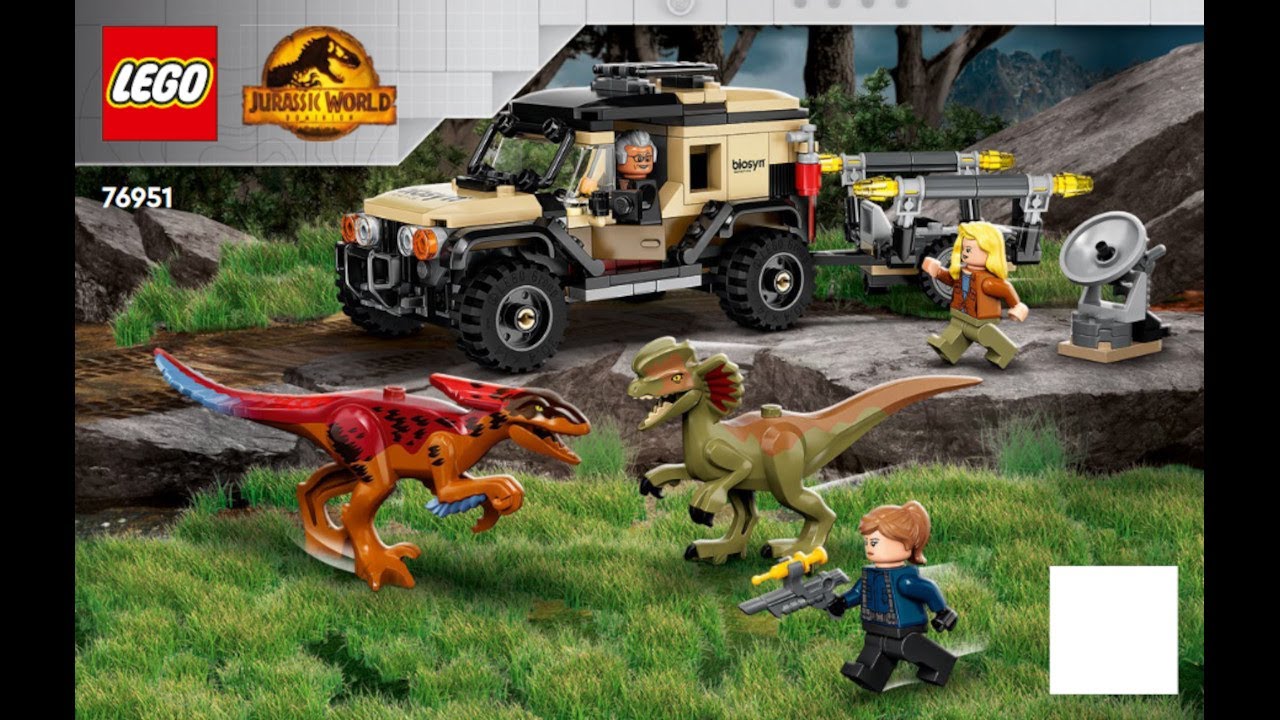 LEGO Instructions | Jurassic World | 76951 | Pyroraptor & Dilophosaurus ...
