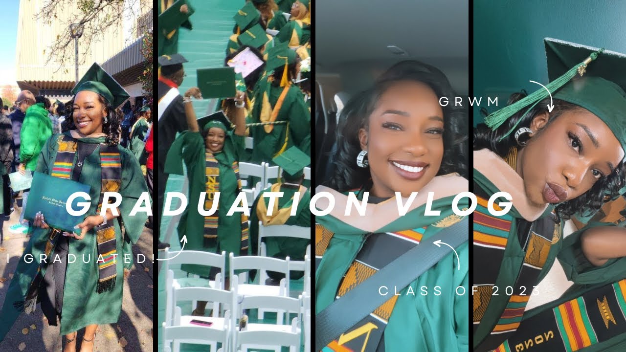 MY COLLEGE GRADUATION VLOG | PREP + the end of an era! | NORFOLK STATE ...