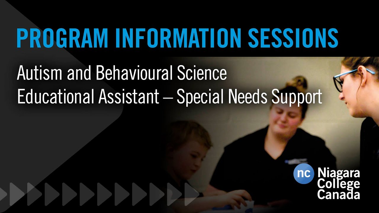 Autism and Behavioural Science and Educational Assistant- Special Needs ...