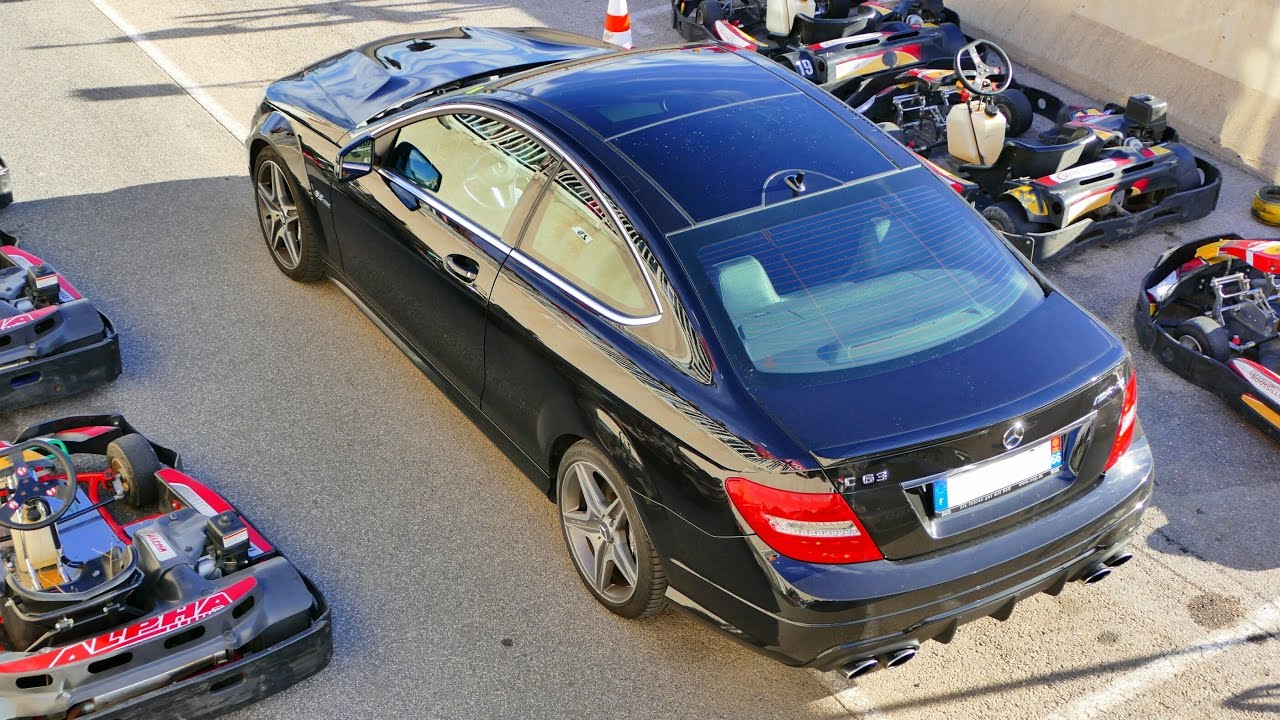 Try to drift with C63 AMG ! - YouTube