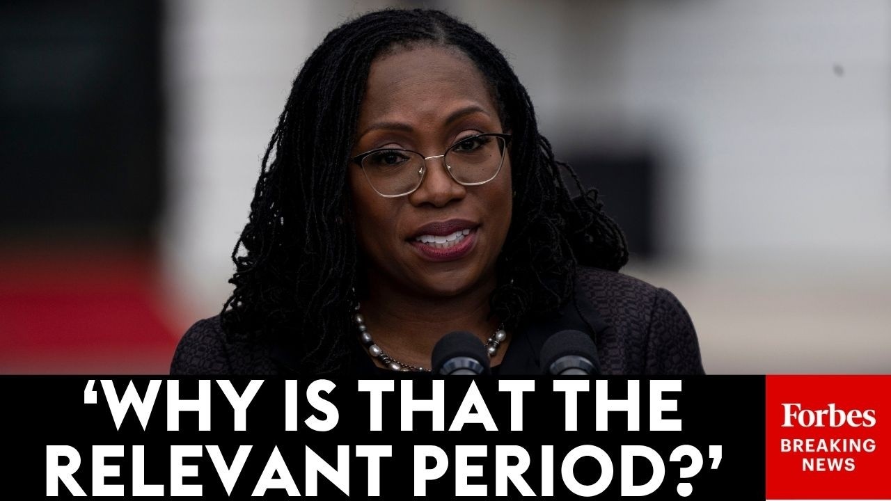 Ketanji Brown Jackson Calls Out DOJ Official's 'Heavy Reliance' On ...