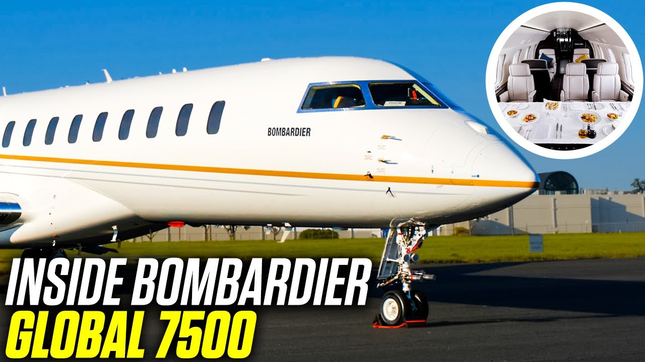 Inside Bombardier Global 7500 | Bombardier Jet | Billionaire Lifestyle ...