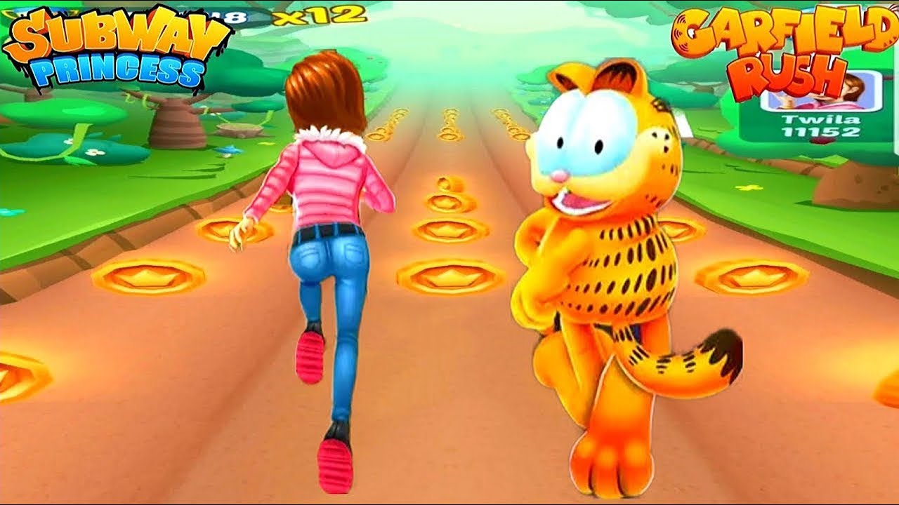 Fun Game - Subway Runner VS Garfield Rush - Best Android/iOS Gameplay ...