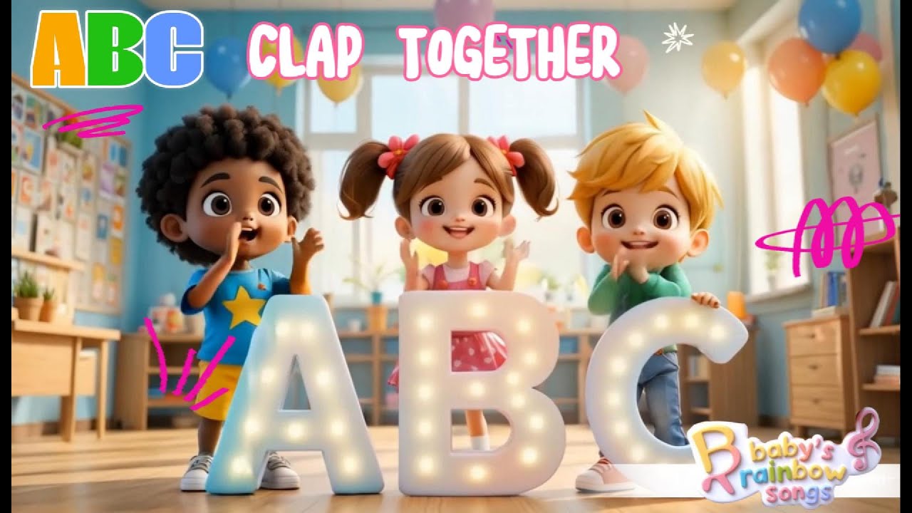 ABC - CLAP TOGETHER | ABCSong #AlphabetSong #KidsSongs #NurseryRhymes ...