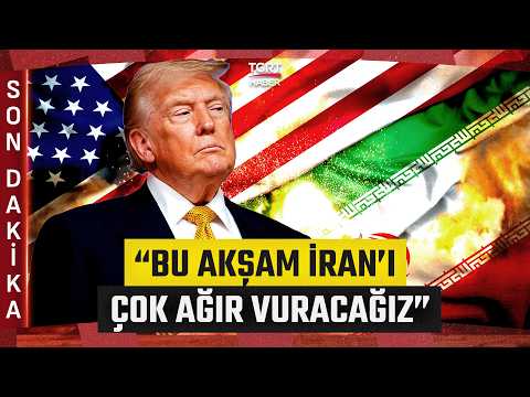 #SONDAKİKA | Trump'tan Saldırı Açıklaması! İran'ı Vurmak için Saat Verdi - TGRT Haber