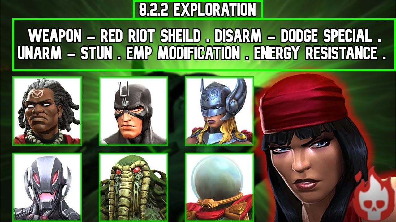 ACT 8.2.2 WEAPON RED RIOT SHIELD . DISARM DODGE SPECIAL. UNARM STUN ...