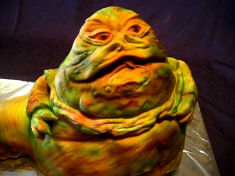 Jabba the Hut Cake - YouTube
