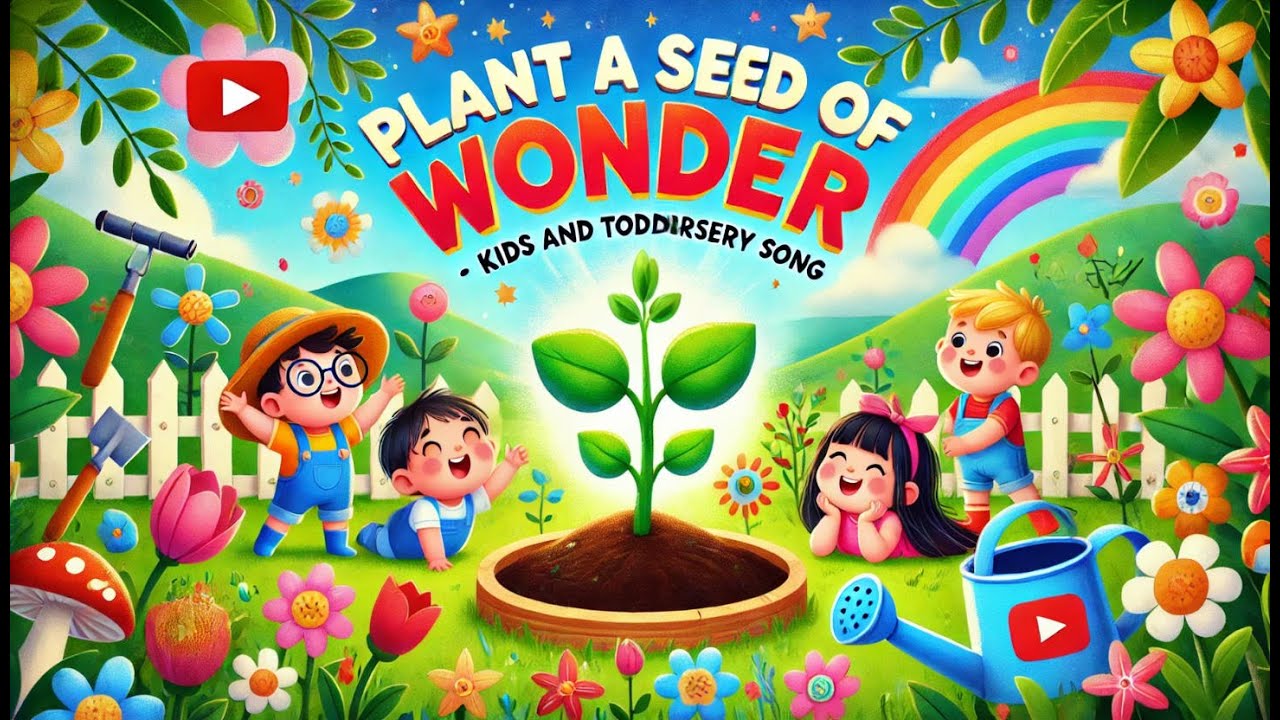Plant a Seed of Wonder - kids and Toddlers Nursery Song - YouTube