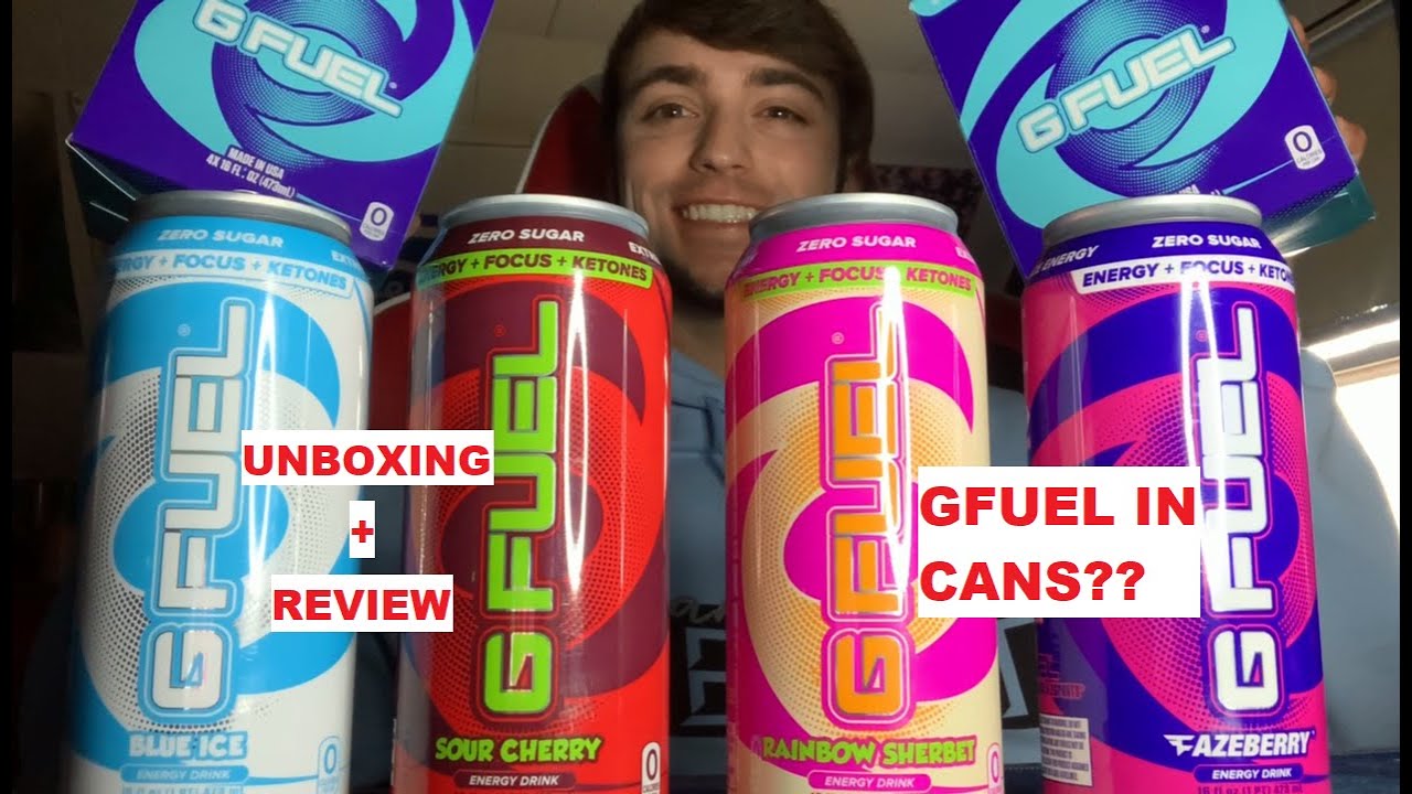 GFUEL IN CANS?? WATCH BEFORE YOU BUY (UNBOXING AND REVIEW) - YouTube