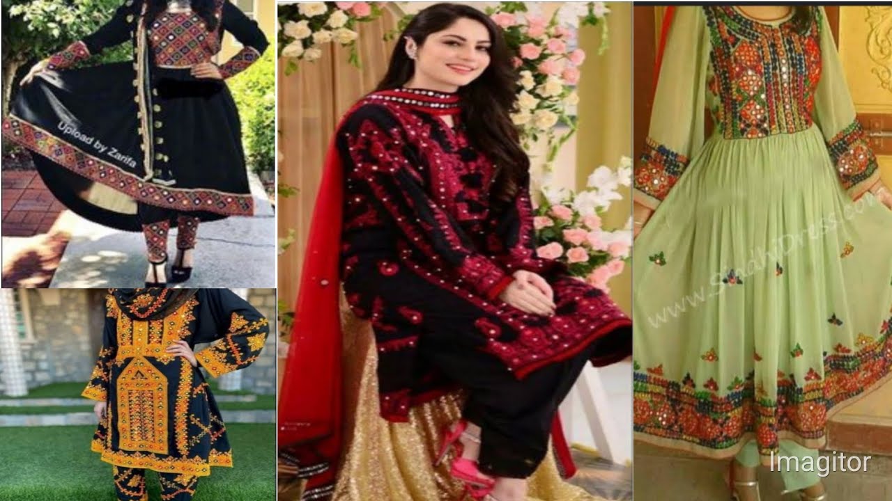 Stylish SINDHI embroidery dress designs|| By NEW STYLO,N,S - YouTube