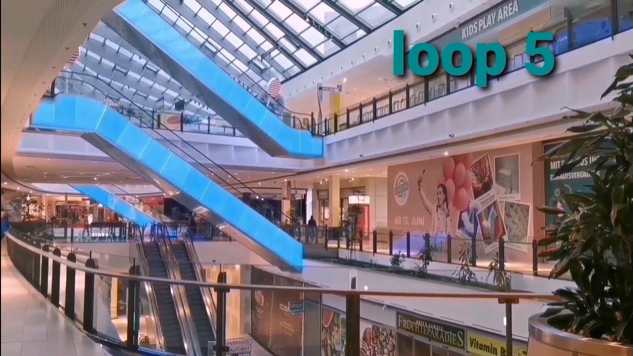 A visit to a shopping mall ( loop 5) during lockdown in Germany - YouTube