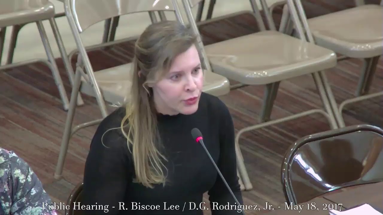 Public Hearing - R. Biscoe Lee/D.G. Rodriguez, Jr. - May 18, 2017 - YouTube