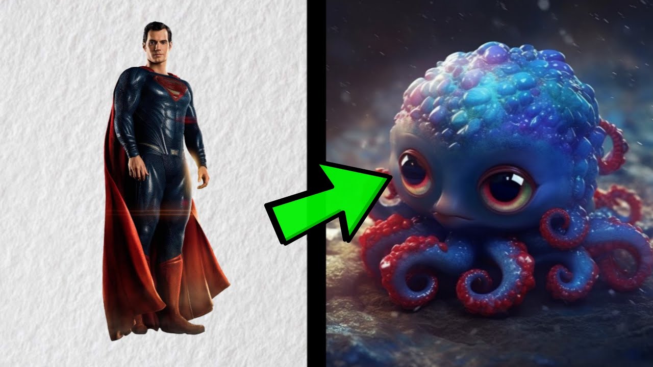 AVENGERS & DC but OCTOPUSES 💥 All Characters - YouTube