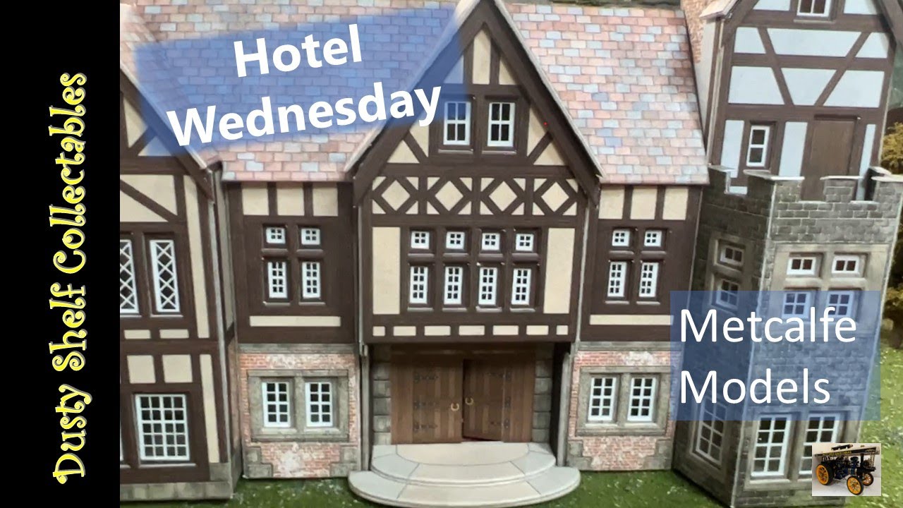 Metcalfe, Hotel Wednesday - NEW 2023 release. Cardboard model kit - YouTube