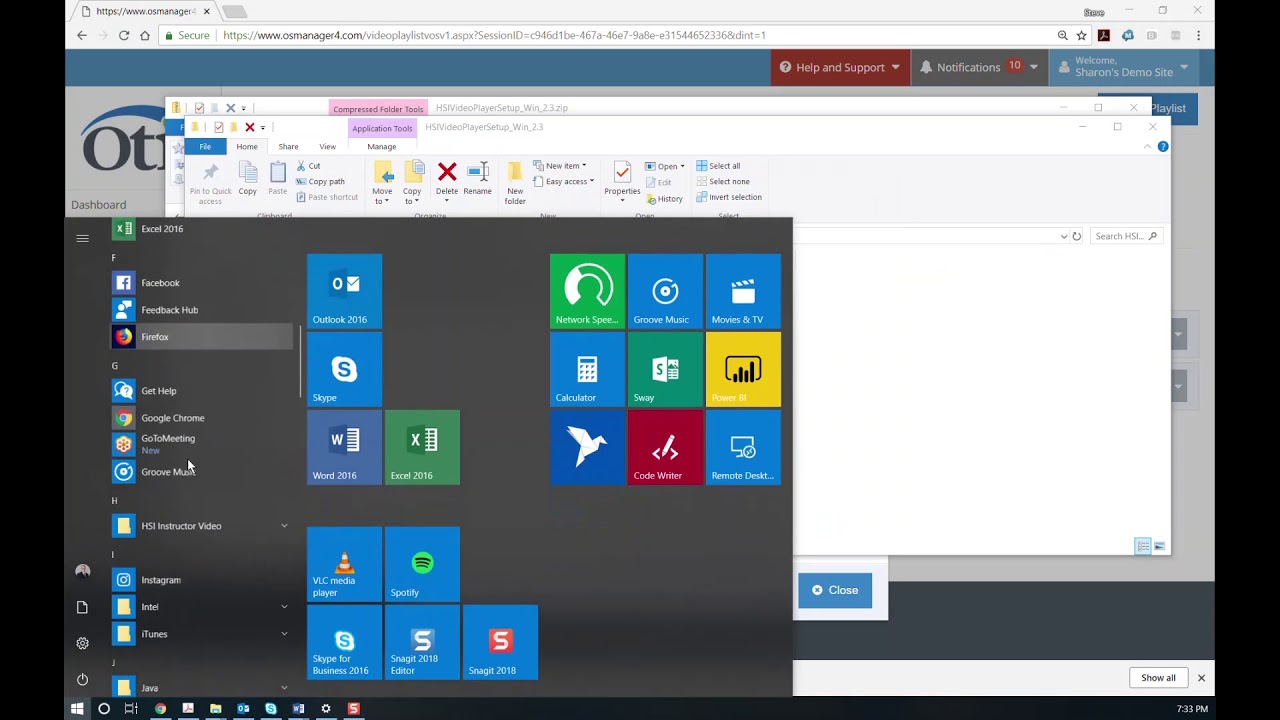 Desktop Video Player Screenshot from HSI - YouTube
