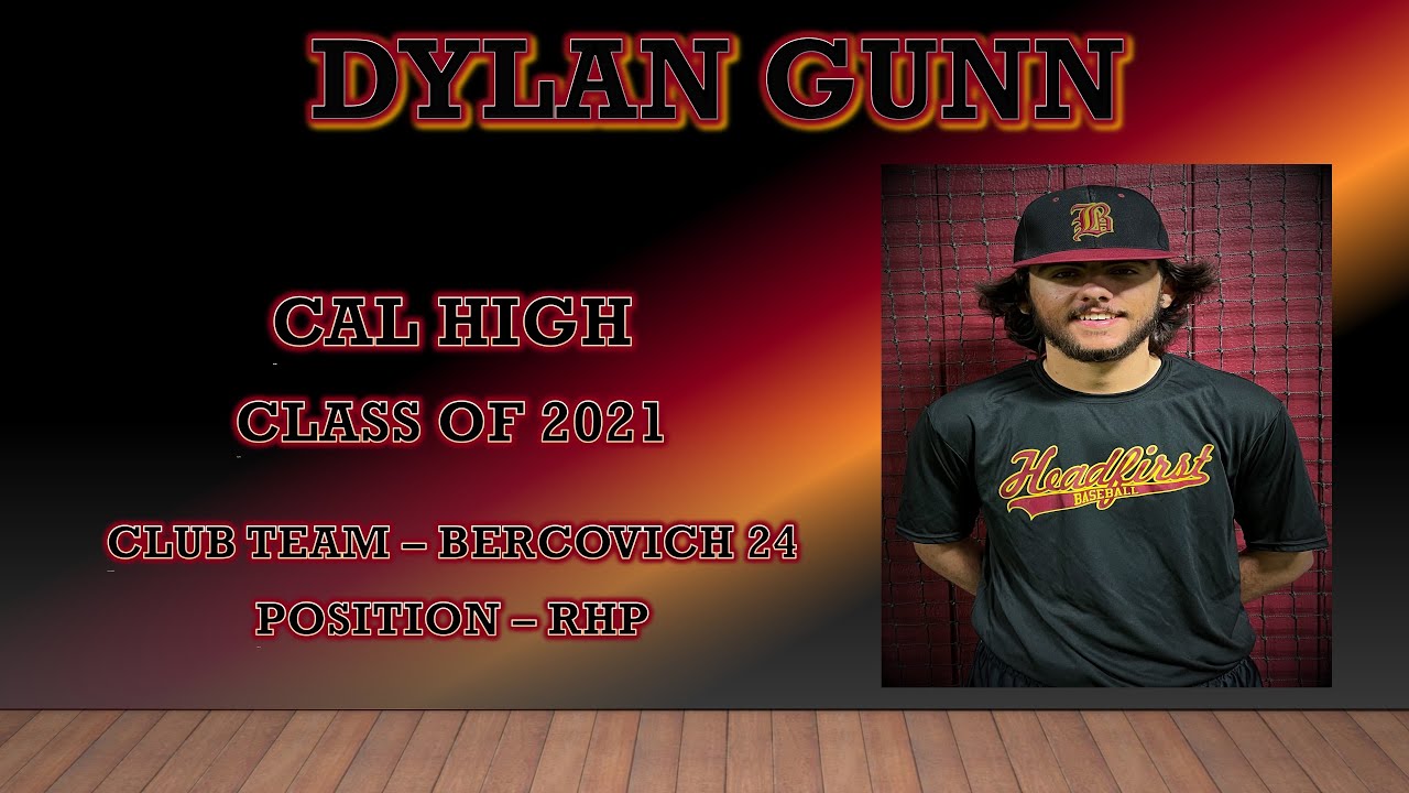 DYLAN GUNN BASEBALL RECRUIT - 2021 RHP - YouTube
