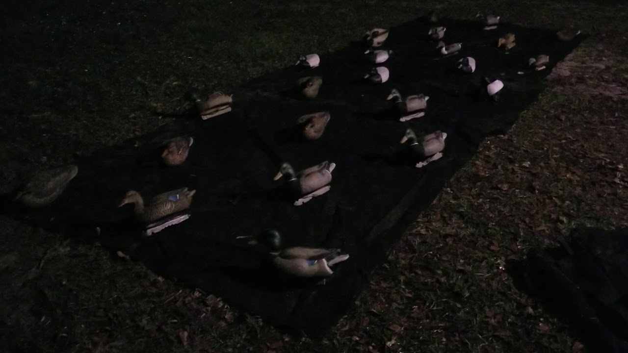 Home made decoy raft part 1 - YouTube