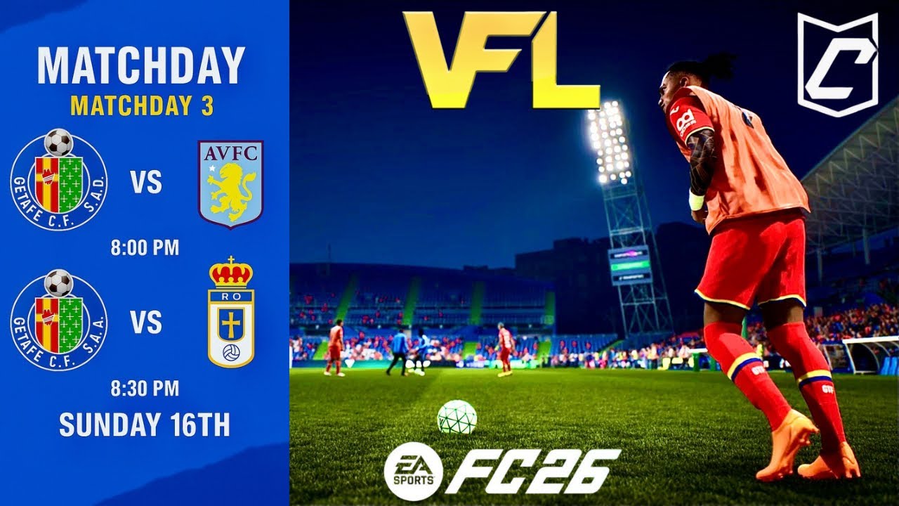 EAFC 26 Pro Clubs - VFL Getafe R3 NOT THE RESULT WE WANTED! 11v11 ...