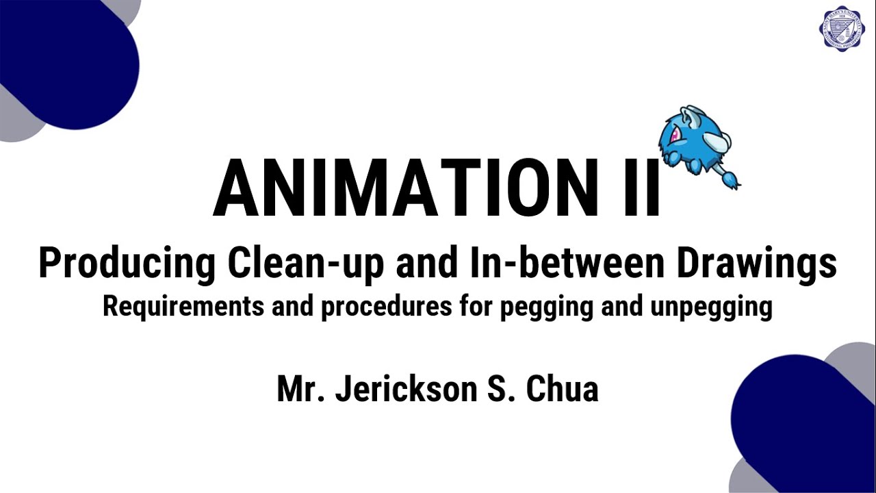 Animation II - Lesson 3 (In-between drawing and peg bar) - YouTube