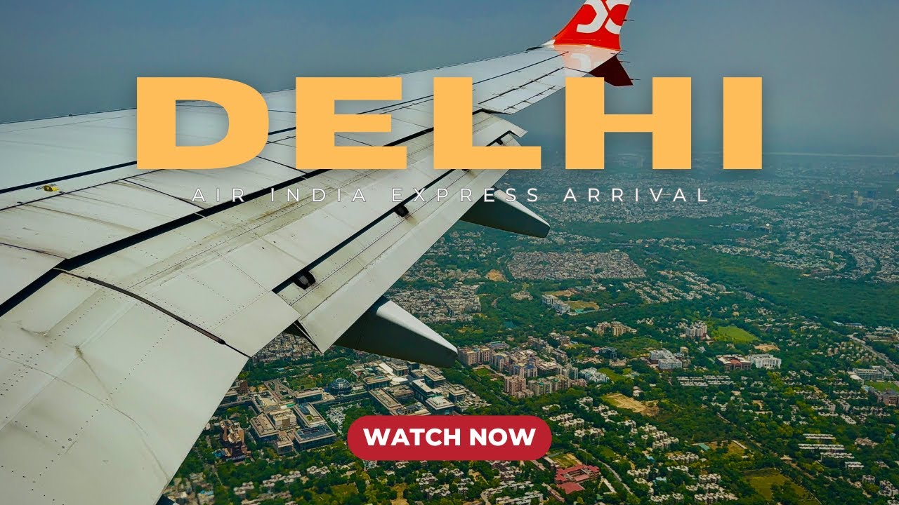Landing moments in Delhi – absolutely stunning! - YouTube