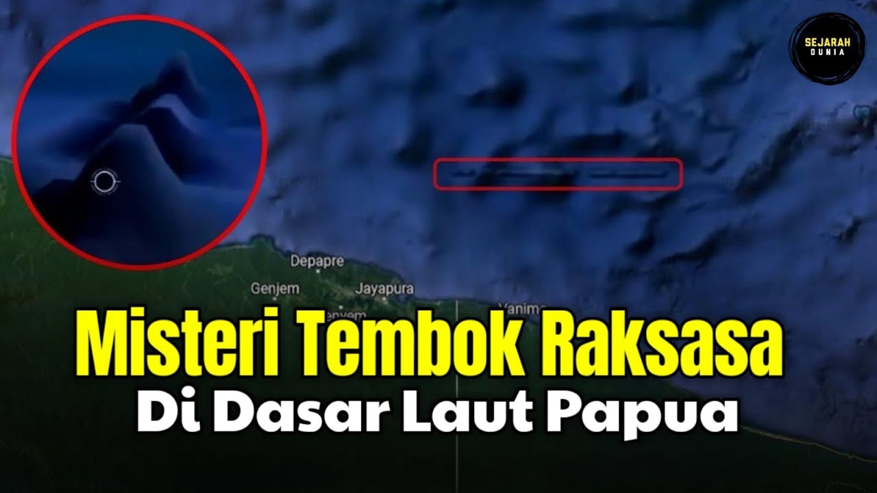 Misteri Tembok Raksasa di Bawah Laut Papua Sepanjang 110 Km - YouTube