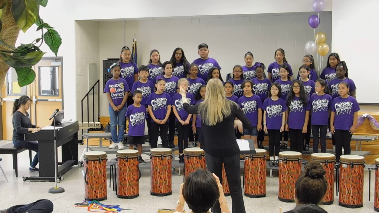 Chesney Elementary Chorus & Orff Ensemble: "Listen to the Rain" - YouTube