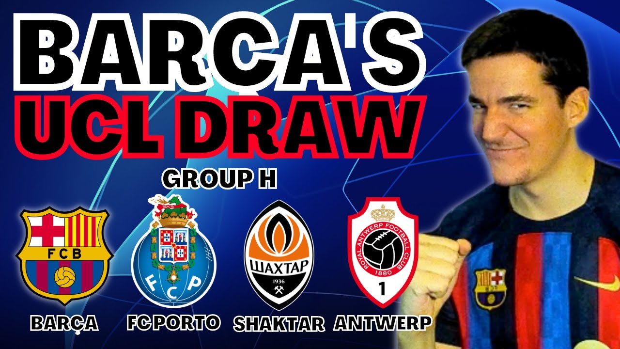 BARÇA GET an "EASY GROUP" in the UCL DRAW 😱 - YouTube