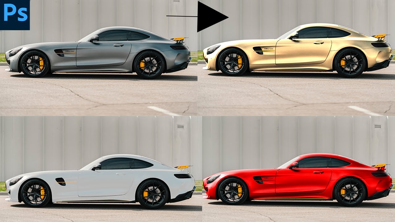 Turn Metal to Gold or Any Color #photoshoptutorial - YouTube