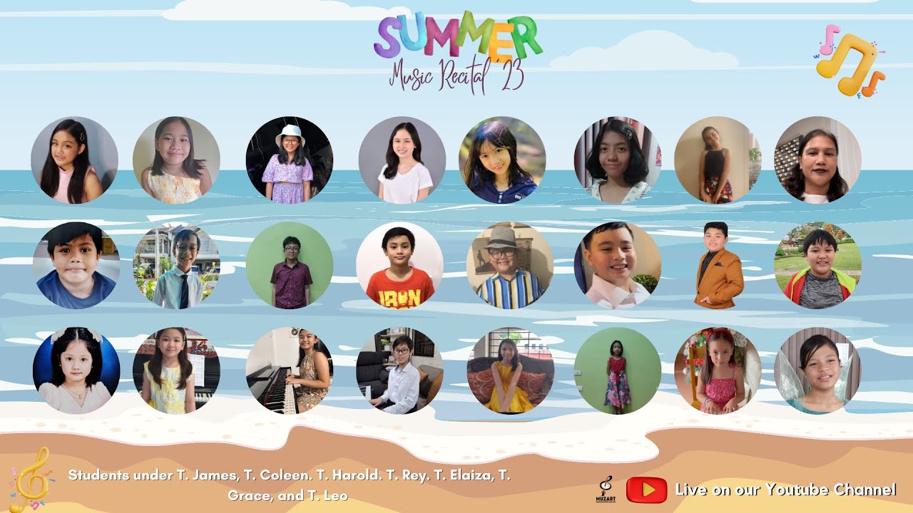Summer Music Recital 2023- Music Instruments Students - YouTube