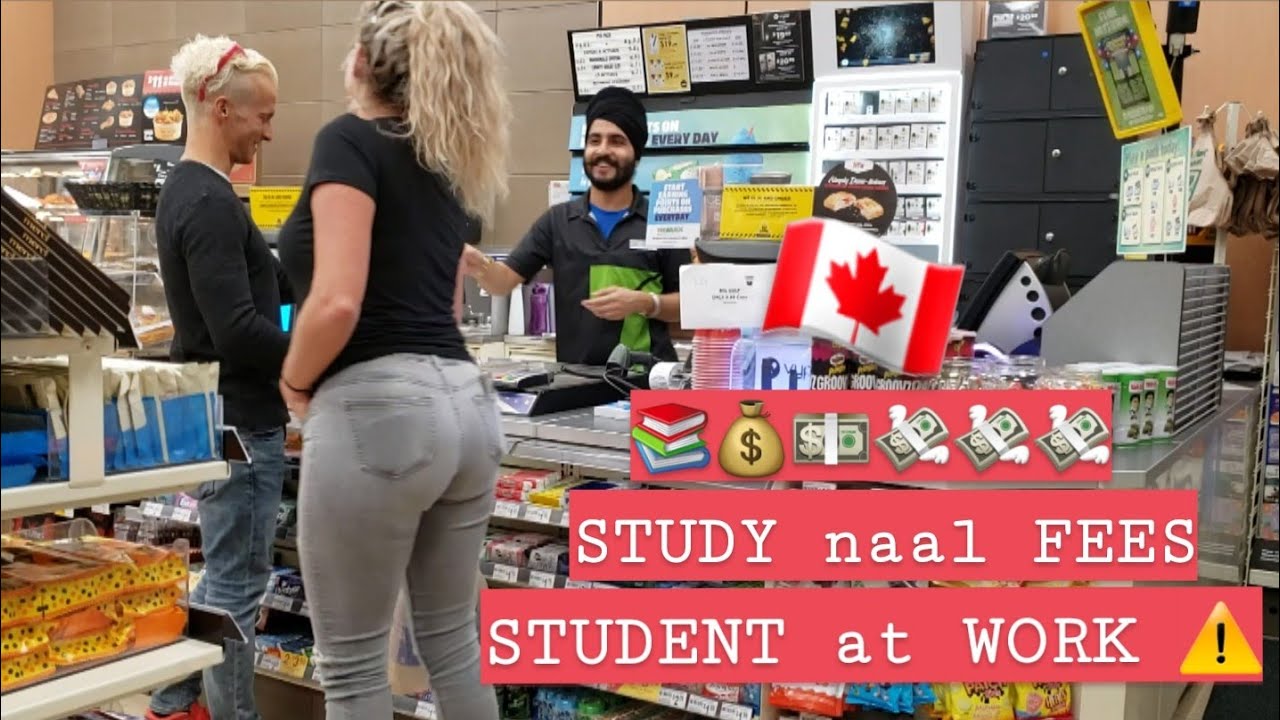 International STUDENT working in STORE | FEES with PART TIME WORK - YouTube