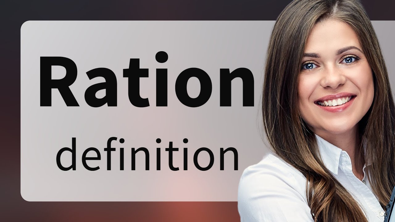 Ration Meaning Of RATION YouTube ration-meaning-of-ration-youtube
