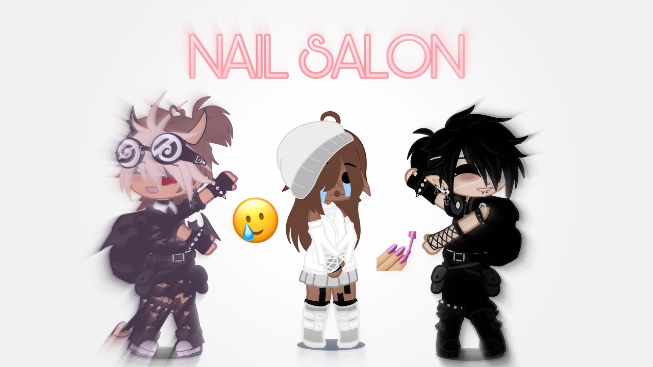 Nail Salon! 💅🏼 [Gacha Club Skit || ft. janya, max & jamya] - YouTube