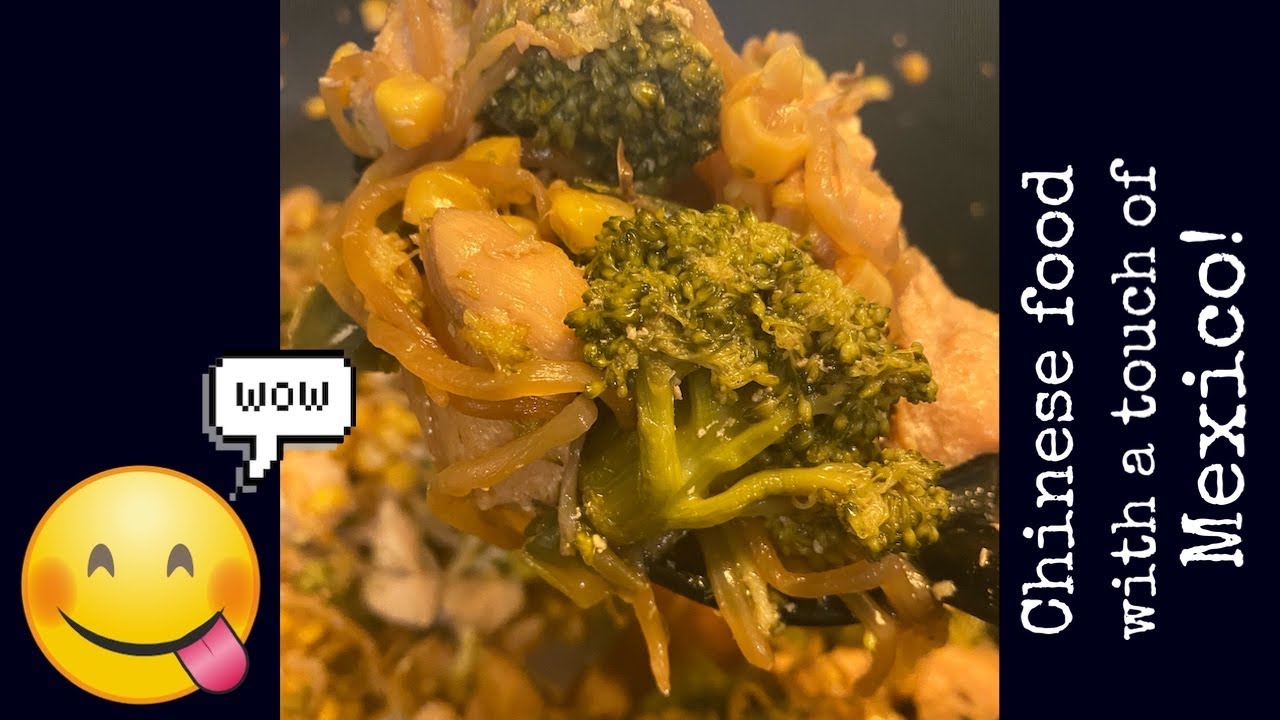 Chinese food with a taste of Mexico! - YouTube