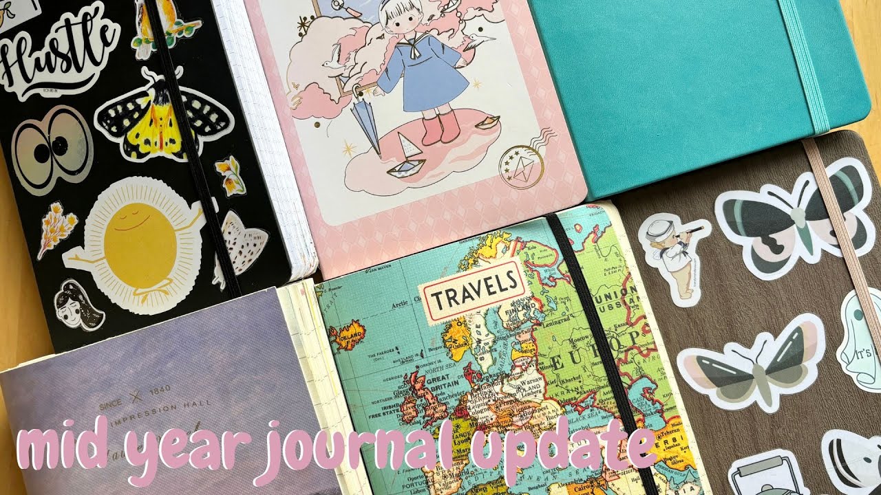 melyyrose 2024 mid year journal tag | completed journal collection ...