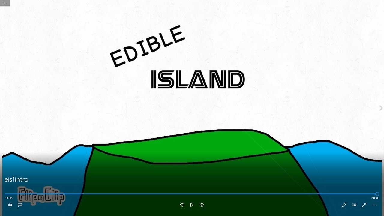 EDIBLE ISLAND - sneak peek (my new animation series) - YouTube