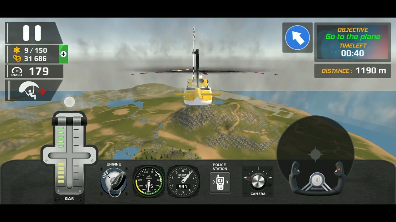 Aeroplane driving game || aeroplane game | aeroplane wala game - YouTube