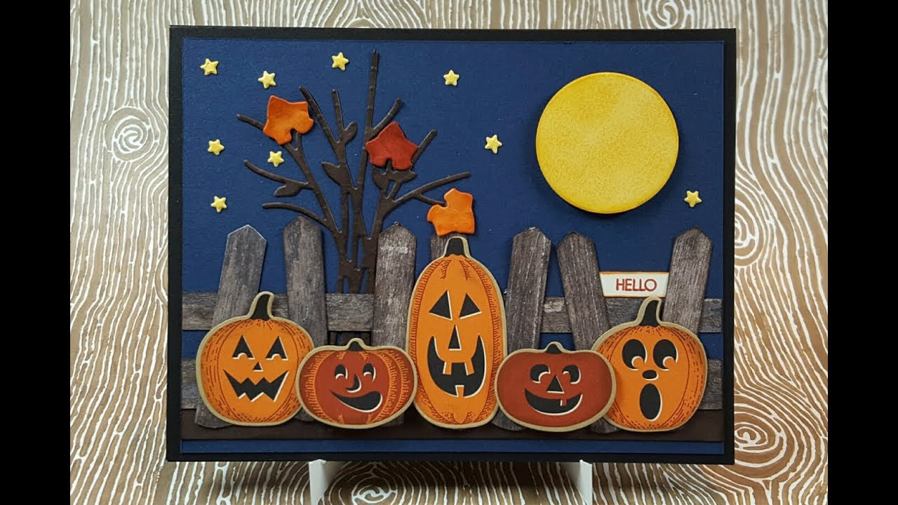 Stampin' up! Pick a Pumpkin & Beautiful Bouquet Bundles Halloween Card ...