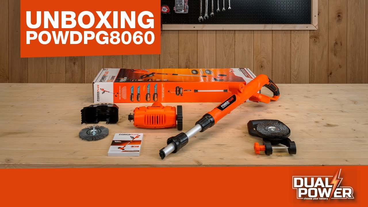 Dual Power - POWDPG8060 Onkruidborstel Unboxing - YouTube