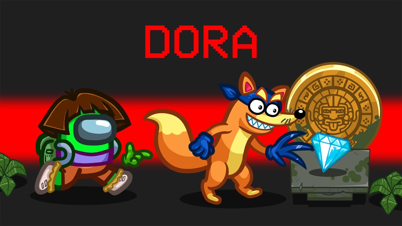 DORA IMPOSTOR ROLE in Among Us - YouTube