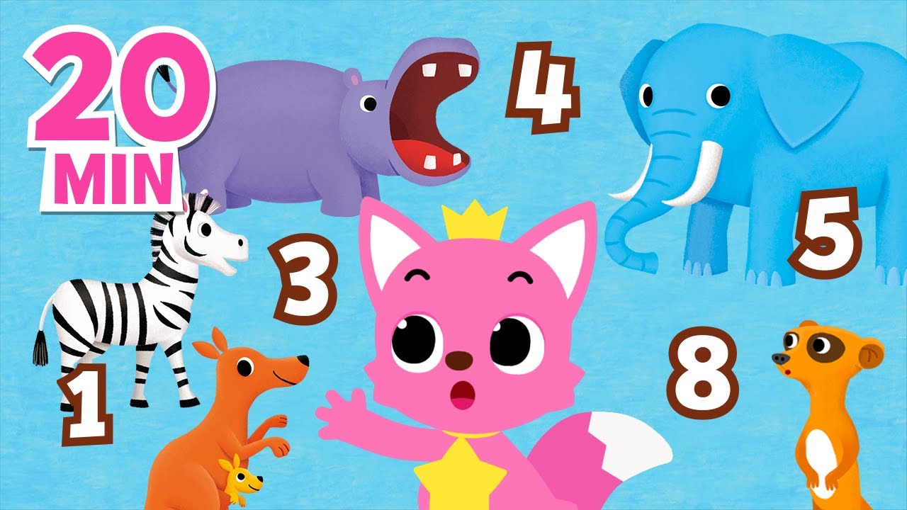 Learn Numbers with Pinkfong and Animals | 1 to 10 @PinkfongPlayground ...