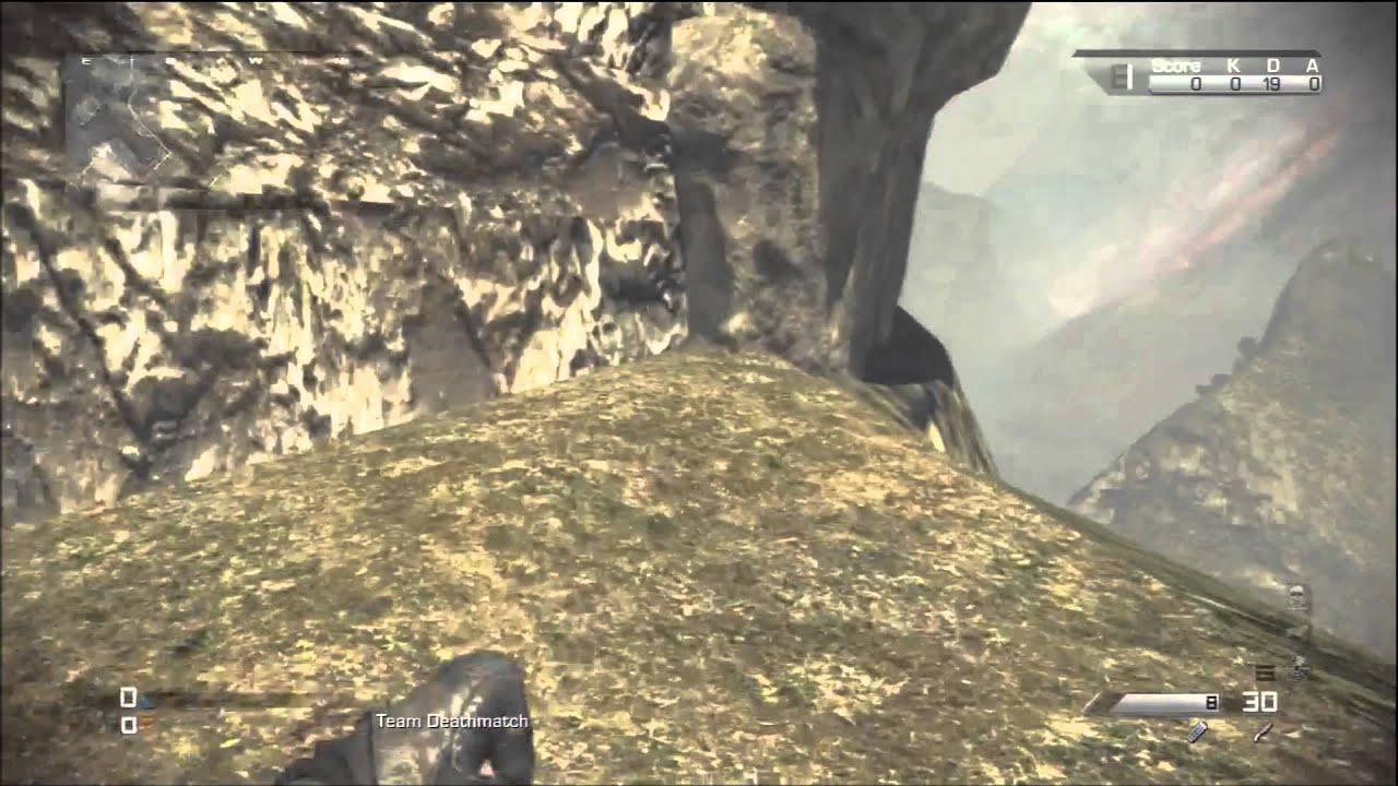 Call Of Duty:Ghosts | Strafe Jump Out Of Ruins + On Top Of Map - YouTube