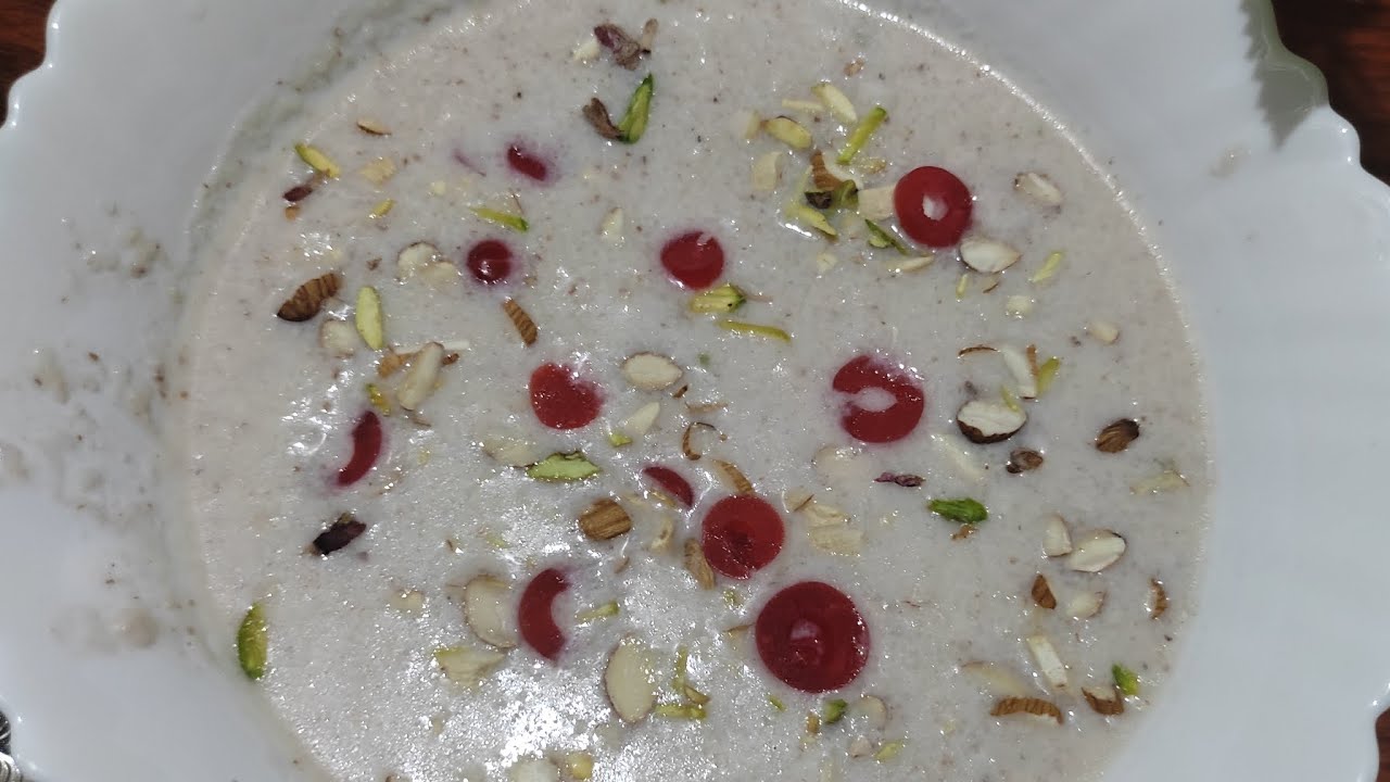 Phirni kheer recipe kheer recipe phirni sweet - YouTube